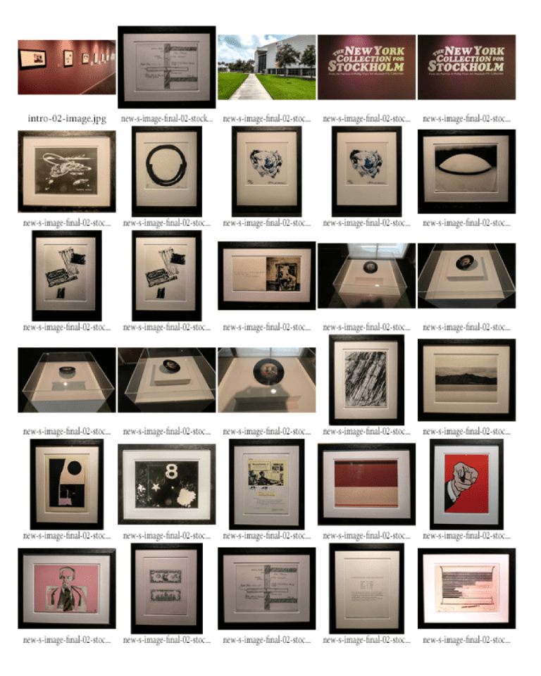 Lee Bontecou, Robert Breer, John Chamberlain, Walter de Maria, Jim Dine ...